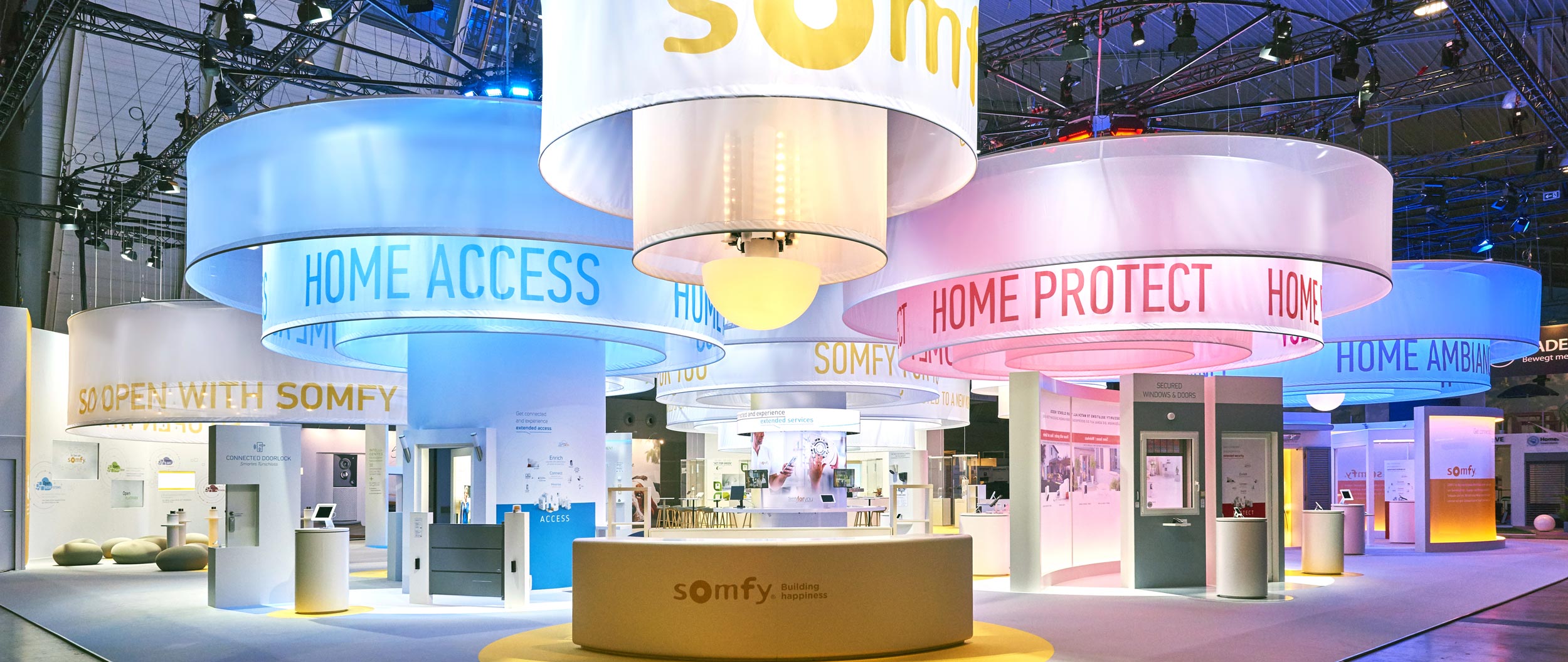 Stands Somfy - salon R+T Stuttgart